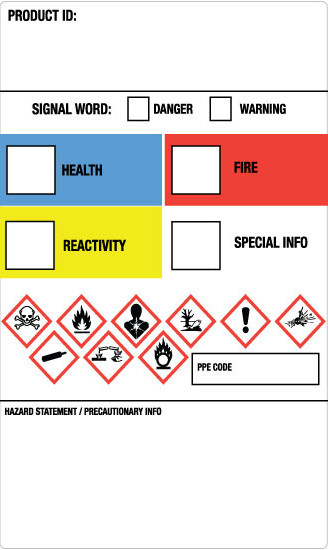 GHS Secondary Container Labels | Creative Safety Supply