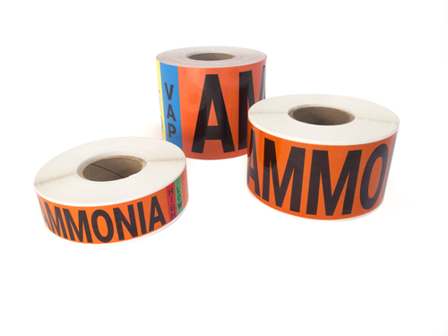 Ammonia Pipe Markers | Creative Safety Supply