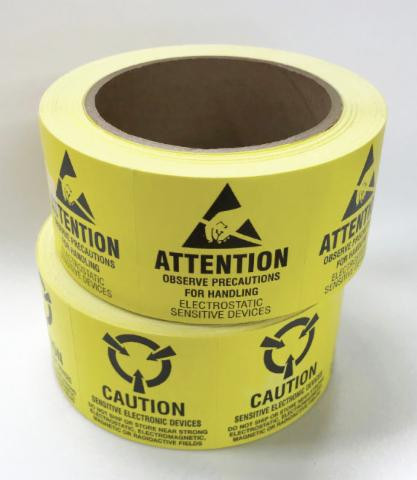 Caution Heavy (Fluorescent Yellow) 3 x 5 - Label Roll | Creative Safety ...