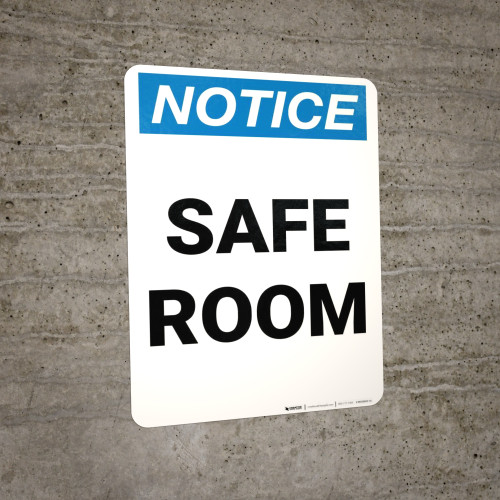Notice: Safe Room Portrait