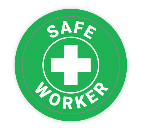 Safe Worker - Hard Hat Sticker