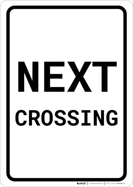 End Of Track Landscape - Wall Sign