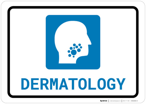 Dermatology with Icon Landscape - Wall Sign