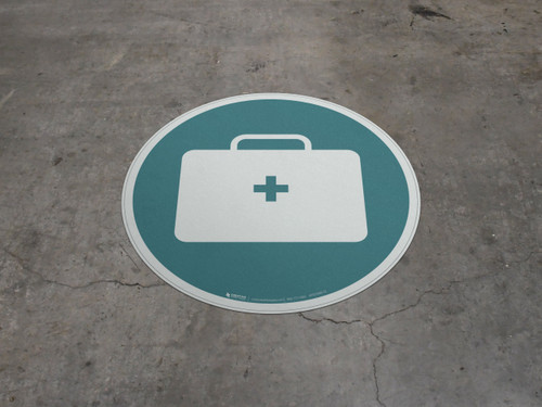 Medical Bag Colored - Floor Sign