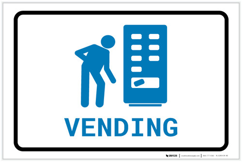 Vending Machine with Icon Landscape v2 - Label