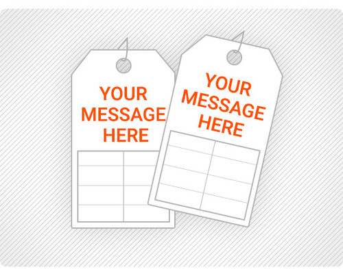 Custom Information Tags | Creative Safety Supply
