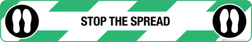 Stop The Spread Feet - Social Distancing Strip