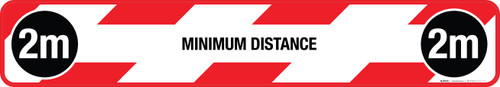 Minimum Distance - 2M- Social Distancing Strip