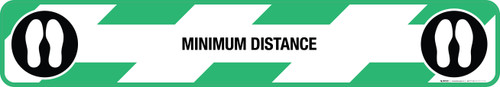 Minimum Distance - Feet- Social Distancing Strip