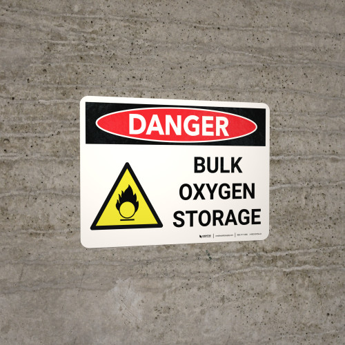 Danger Bulk Oxygen Storage Landscape With Icon Wall Sign danger-bulk-oxygen-storage-landscape-with-icon-wall-sign