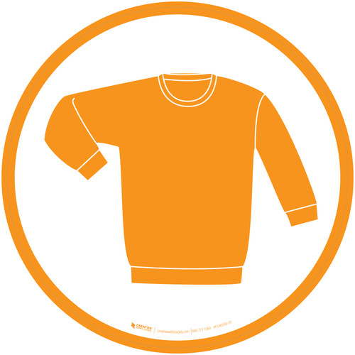 Mens Sweaters Icon Circle - Floor Sign