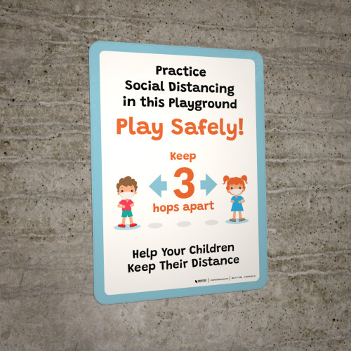 School Safety: Practice Social Distancing in This Playground 3ft - Play ...