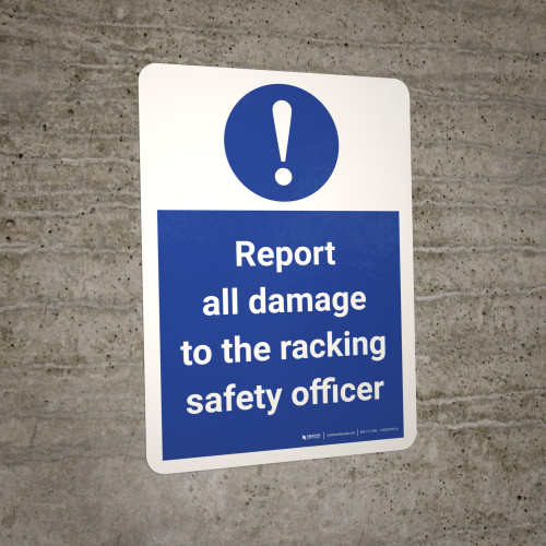 Report All Damage To The Racking Safety Officer Stock Management ...