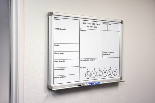 Patient Bedside Dry-Erase Hospital Whiteboard (Version 2) | Creative ...