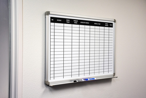 Patient Team Dry-Erase Hospital Whiteboard | Creative Safety Supply