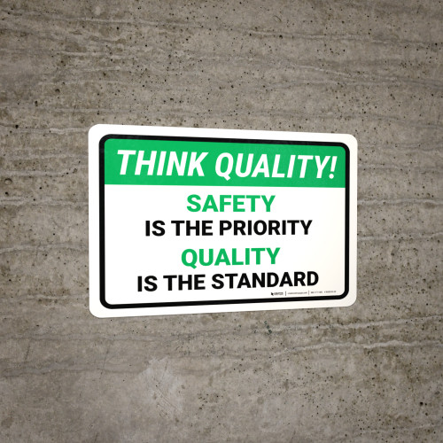 Think Quality: Safety is the Priority Quality is the Standard Landscape ...