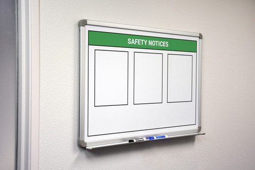 Safety Notices Whiteboard | Creative Safety Supply
