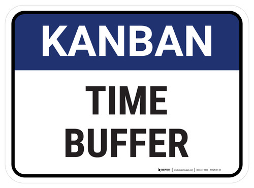 Time buffer Rectangle - Floor Sign