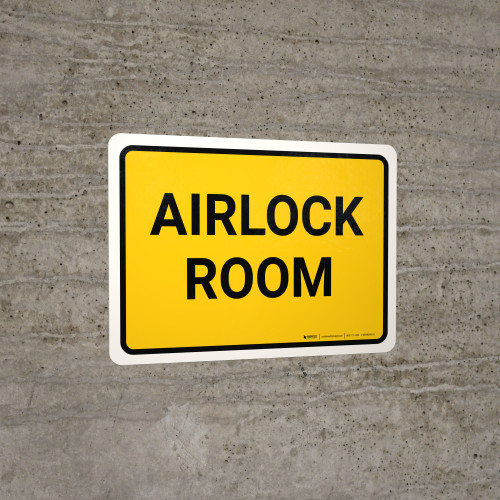Airlock Room Landscape - Wall Sign