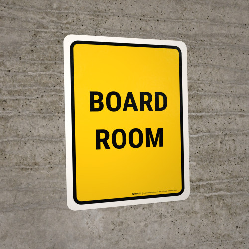 Board Room Portrait - Wall Sign