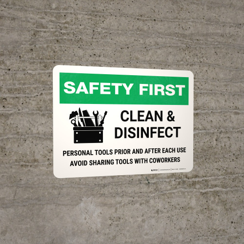 Safety First: Safety Instructions Landscape - Wall Sign | Creative ...