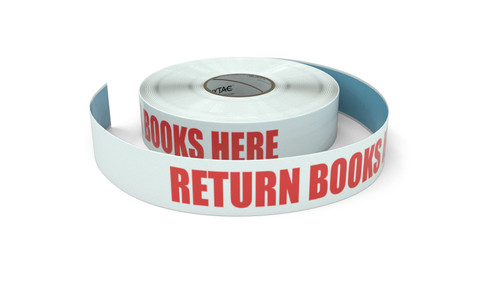 Return Books Here - Inline Printed Floor Marking Tape | Creative Safety ...