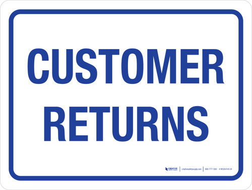 Customer Returns Landscape - Wall Sign
