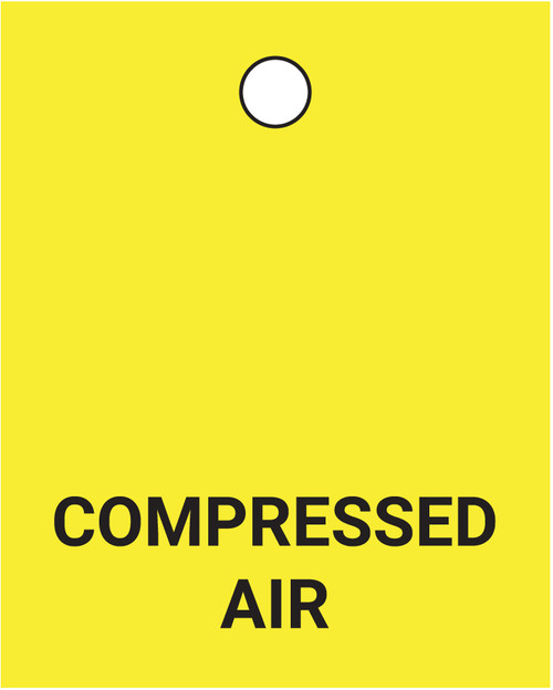 Compressed Air - Valve Tag