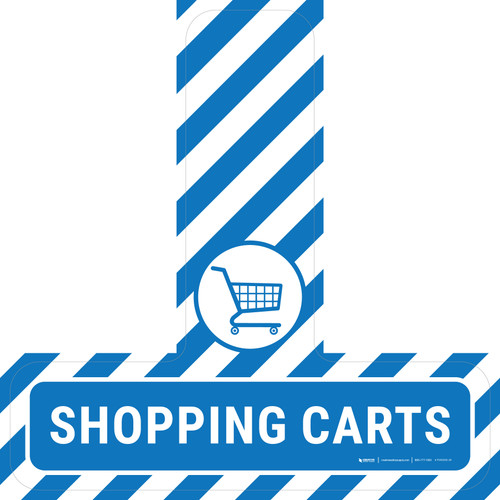 Shopping Carts - Floor Sign T's