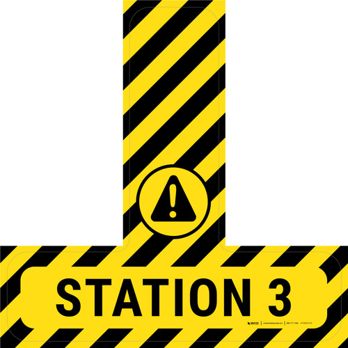 Station 3 - Floor Sign T's