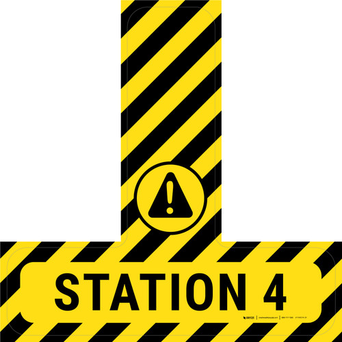 Station 4 - Floor Sign T's