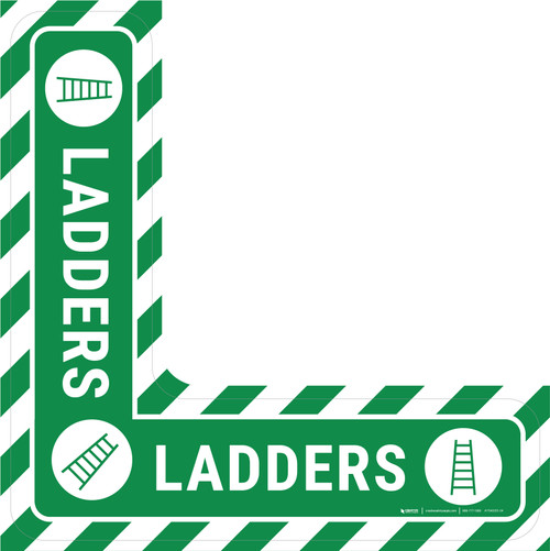 Ladders - Floor Sign Corner