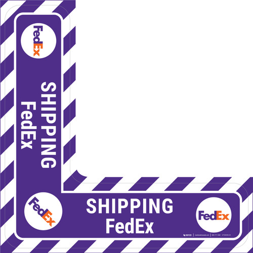 Shipping FedEx - Floor Sign Corner