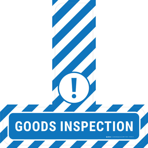 Goods Inspection - Floor Sign T's