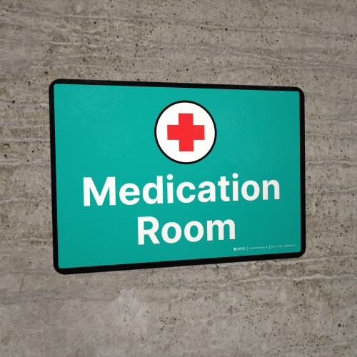 Medication Room Landscape - Wall Sign