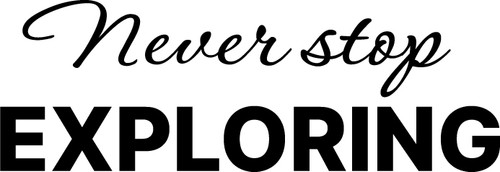 Never Stop Exploring - Wall Decor