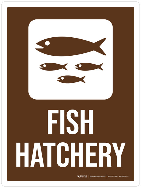 Fish Hatchery Portrait - Wall Sign