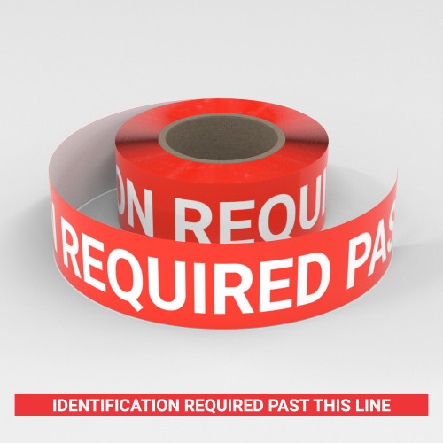 Identification Required Past This Line - Smart Stripe Inline Printed ...