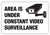 Video Surveillance Label | Creative Safety Supply
