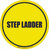 Step Ladder Floor Sign | Creative Safety Supply