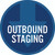 Outbound Staging Floor Sign | Creative Safety Supply