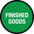 Finished Goods Green Floor Sign | Creative Safety Supply