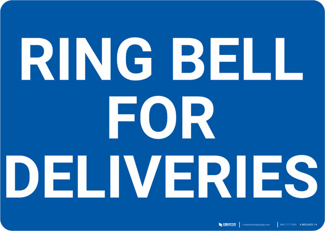 Delivery Signs | Creative Safety Supply