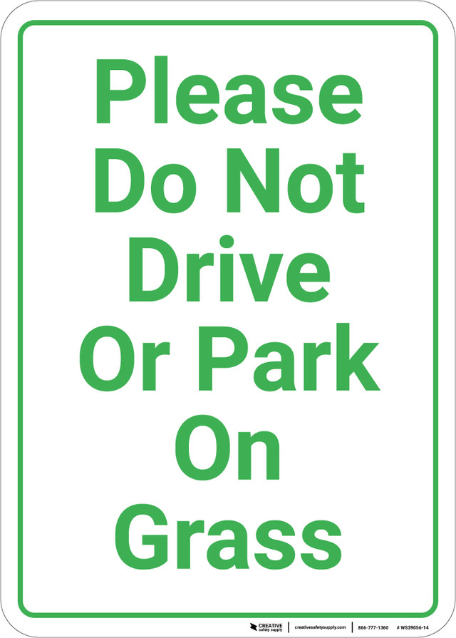 Keep Off Safety Signs | Creative Safety Supply