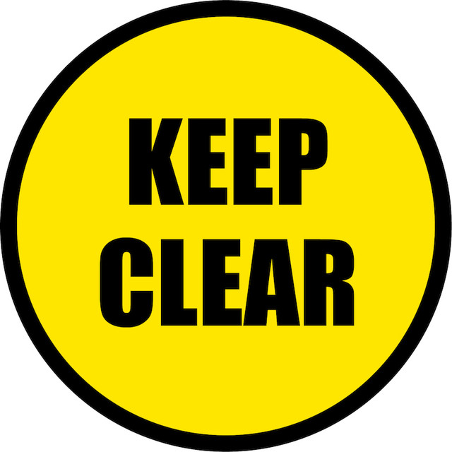 Keep Clear Sign | Creative Safety Supply
