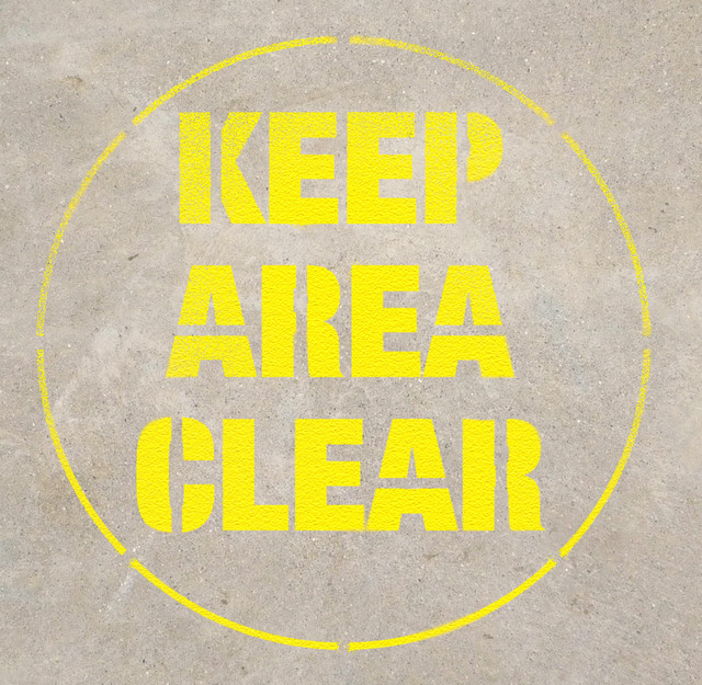Keep Clear Sign | Creative Safety Supply