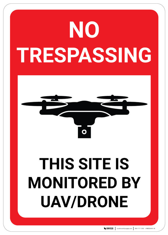 Drone Zone & No Drone Signs | Creative Safety Supply