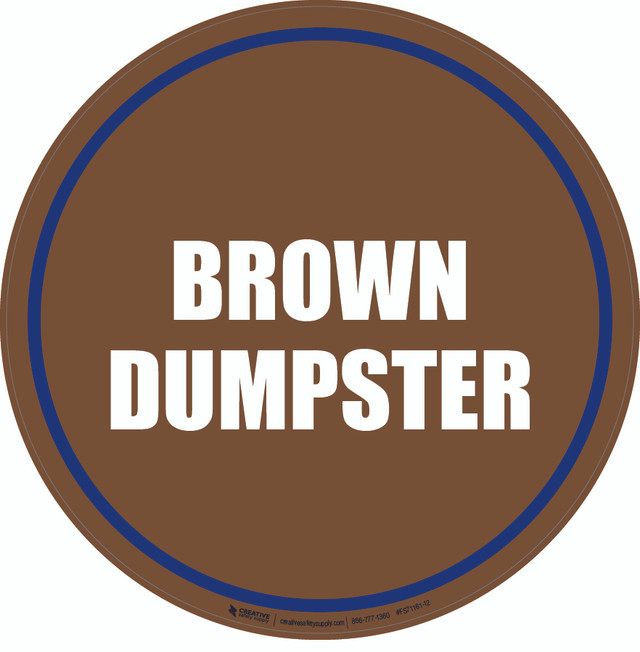 Dumpster Signs | Creative Safety Supply