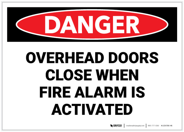 Fire Alarm Labels | Creative Safety Supply