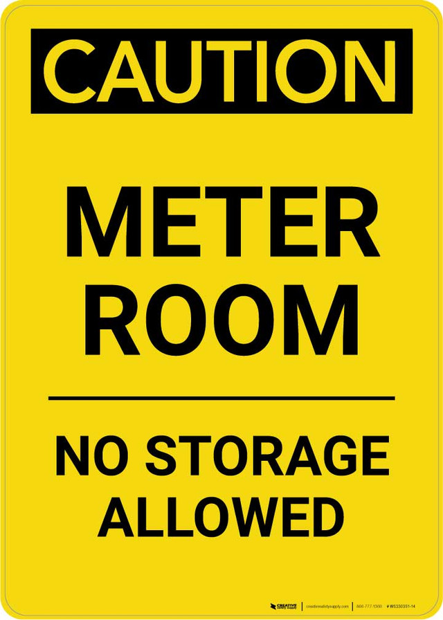 No Storage Signs | Creative Safety Supply